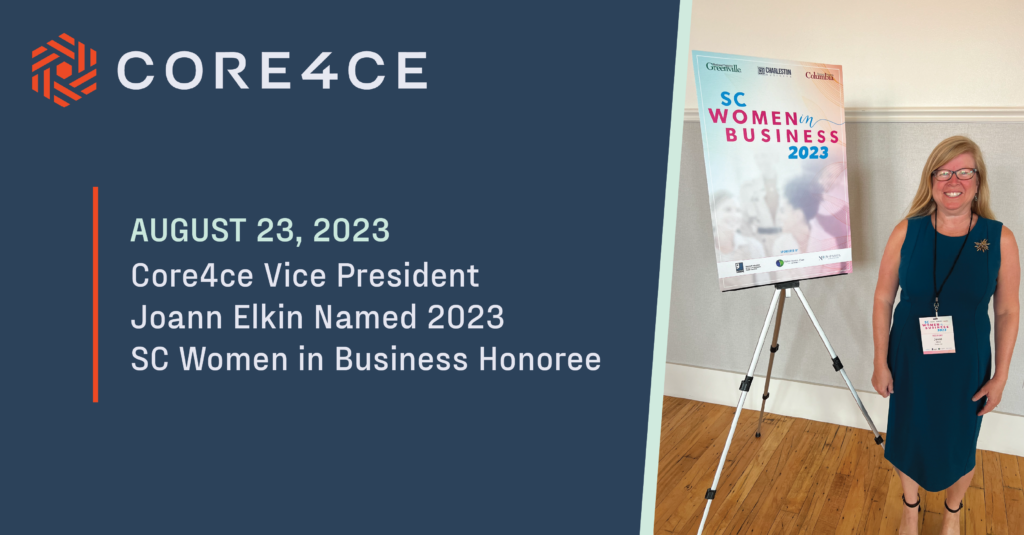 Core4ce Vice President Joann Elkin Named 2023 SC Women in Business ...